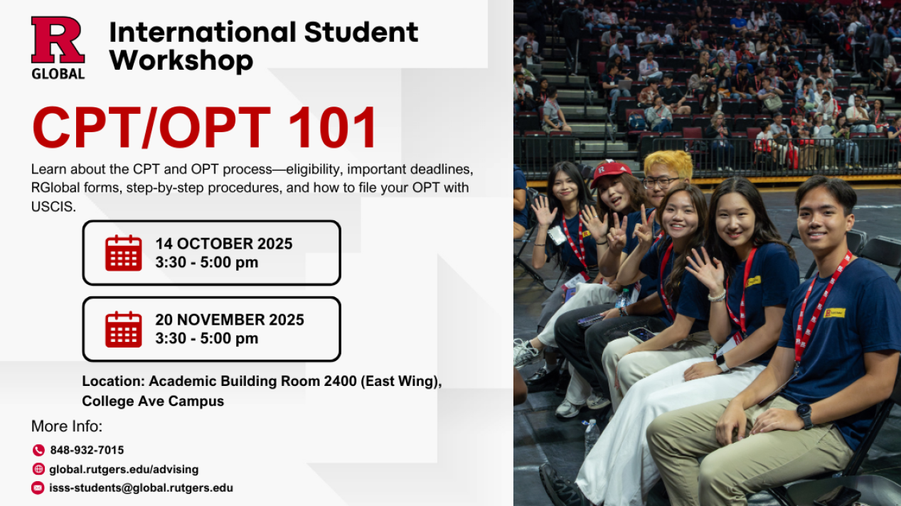 Fall 2025 CPT/OPT 101 Workshop